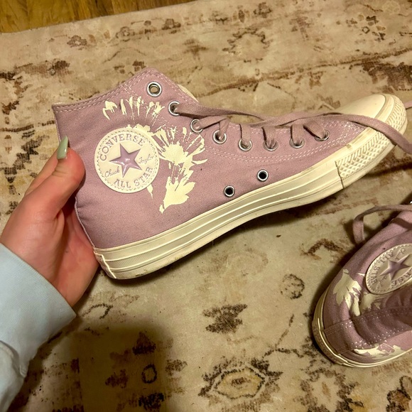 Converse | Shoes | Purple Hi Top Converse | Poshmark